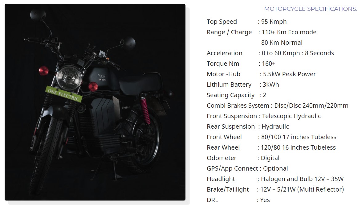 One Electric KRIDN e-bike deliveries to commence from October - EV Tech ...