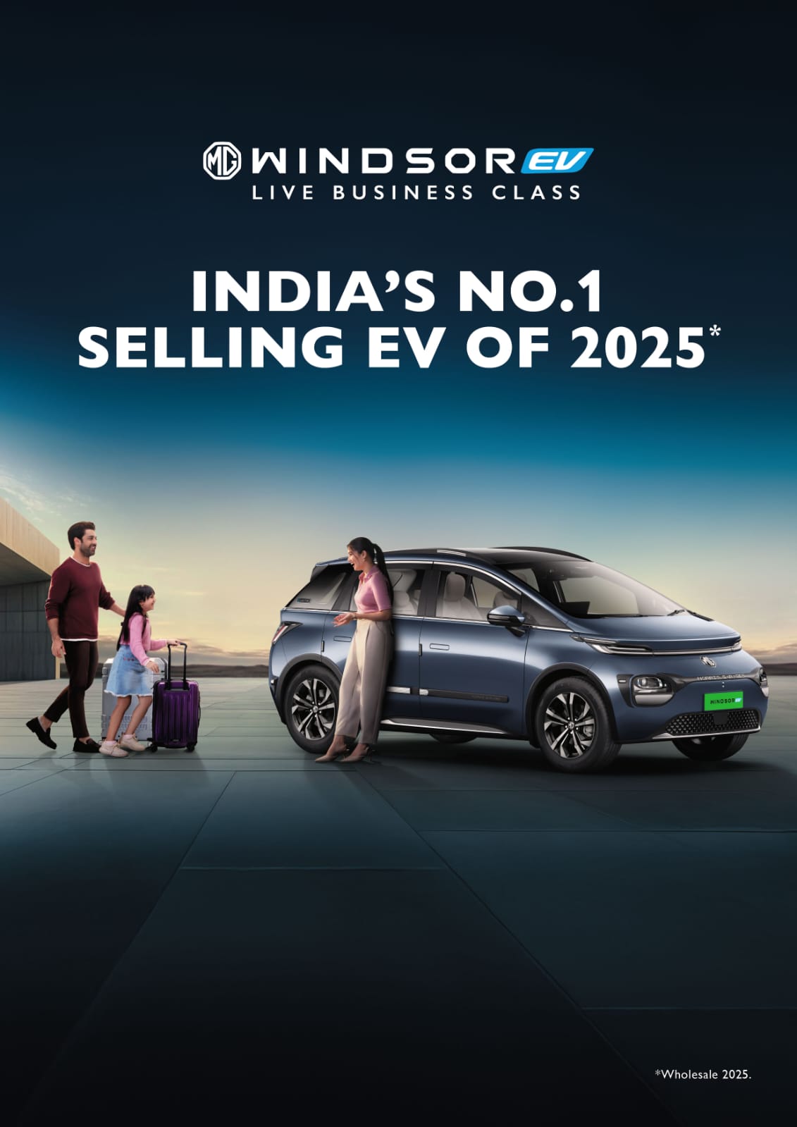MG Windsor Emerges as India’s Top-Selling EV of 2025 with Record 46,735 ...
