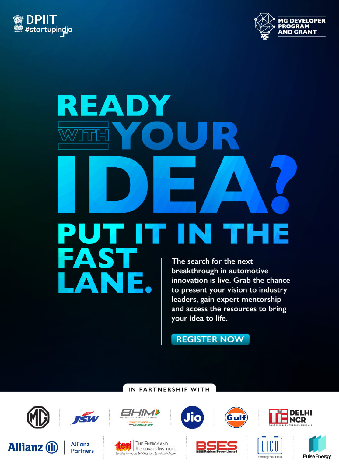 JSW MG Motor India collaborates with DPIIT to launch a new season of ...